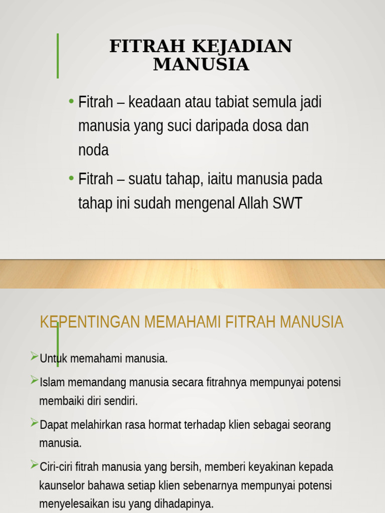 Fitrah Manusia Menurut Perspektif Islam | PDF | Agama & Spiritualitas