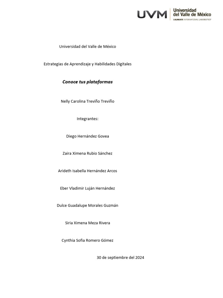 Conoce Tus Plataformas | PDF