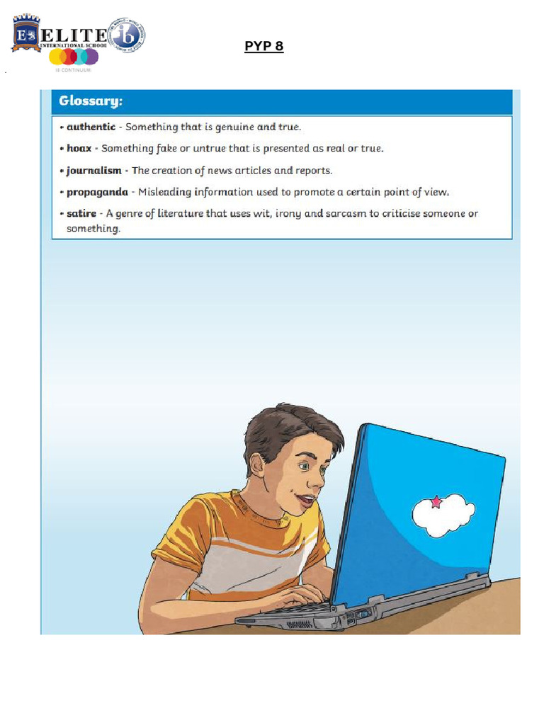 PYP 8 Vocabulary | PDF