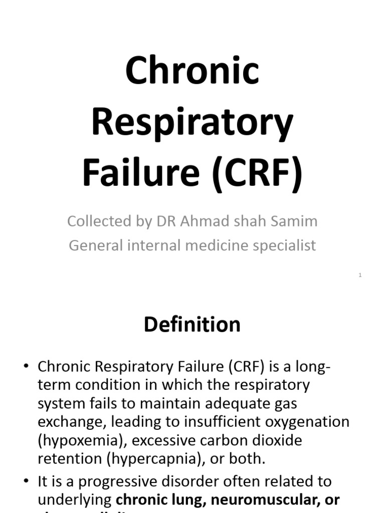 Chronic Respiratory Failure Guide | PDF | Respiratory Diseases ...
