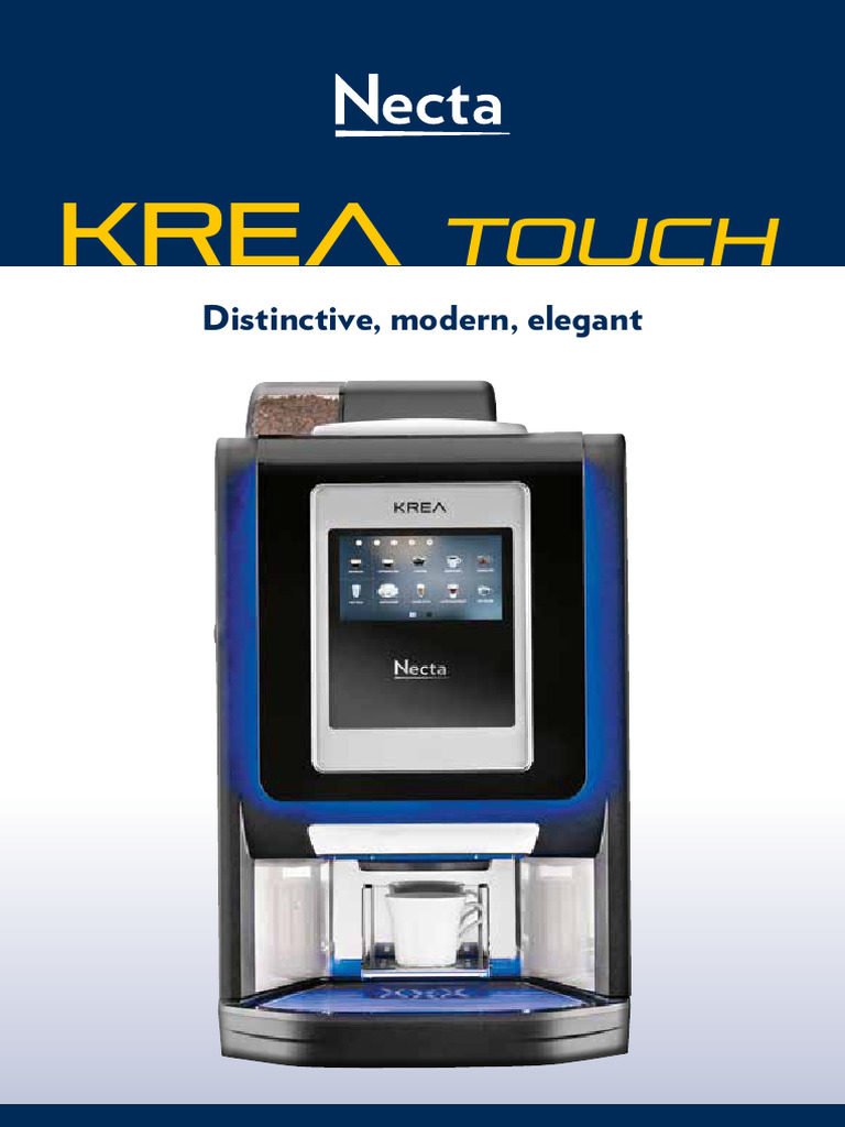Krea Touch: Premium Coffee Solution | PDF