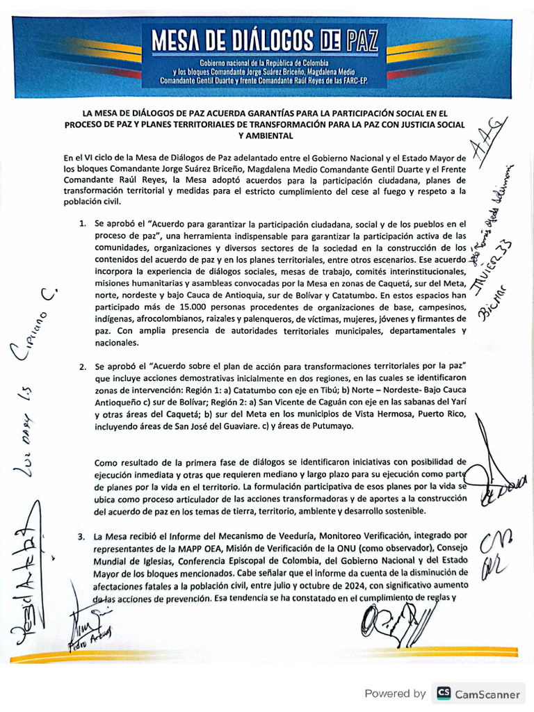 Unicado Ciclo VI | PDF