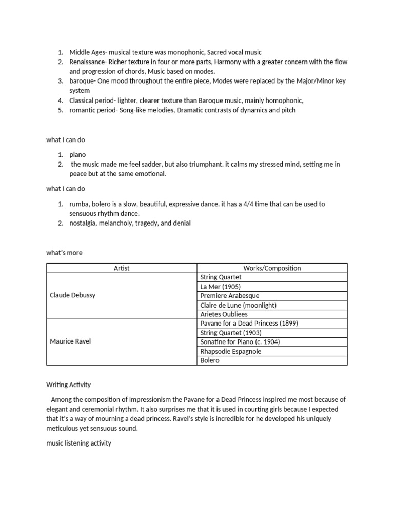 Middle Ages | PDF | Classical Period (Music) | Musical Compositions