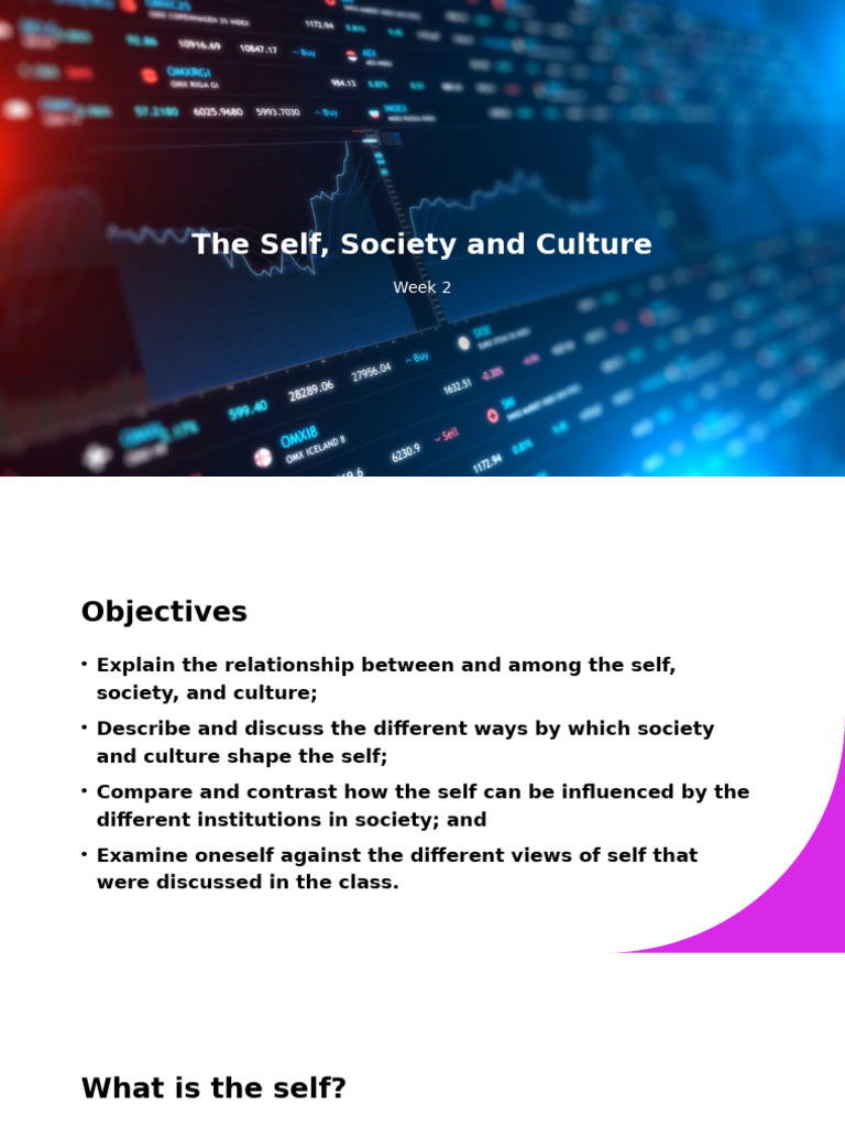 Understanding Self in Society and Culture | PDF | Self | Social ...