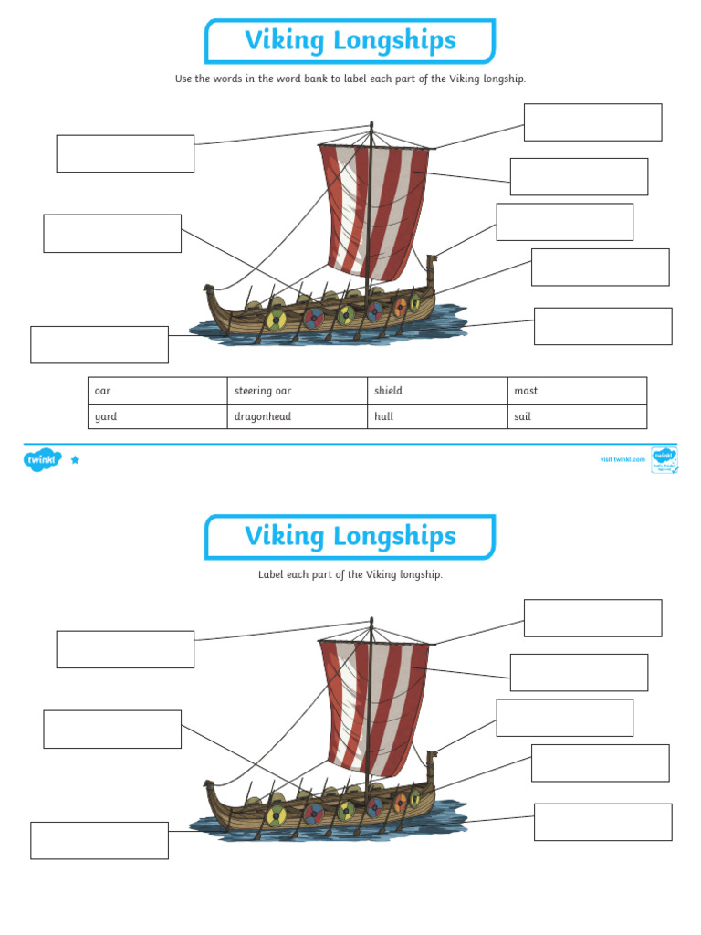 Viking Longship Activity Sheet | PDF