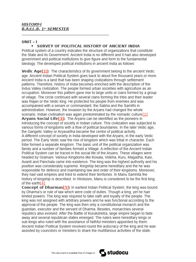 Law Notes Unit 1 | PDF