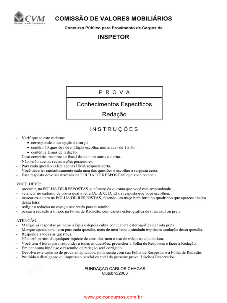 Prova Ir Manha Tipo1 | PDF | Opção (finanças) | Participação (finanças)