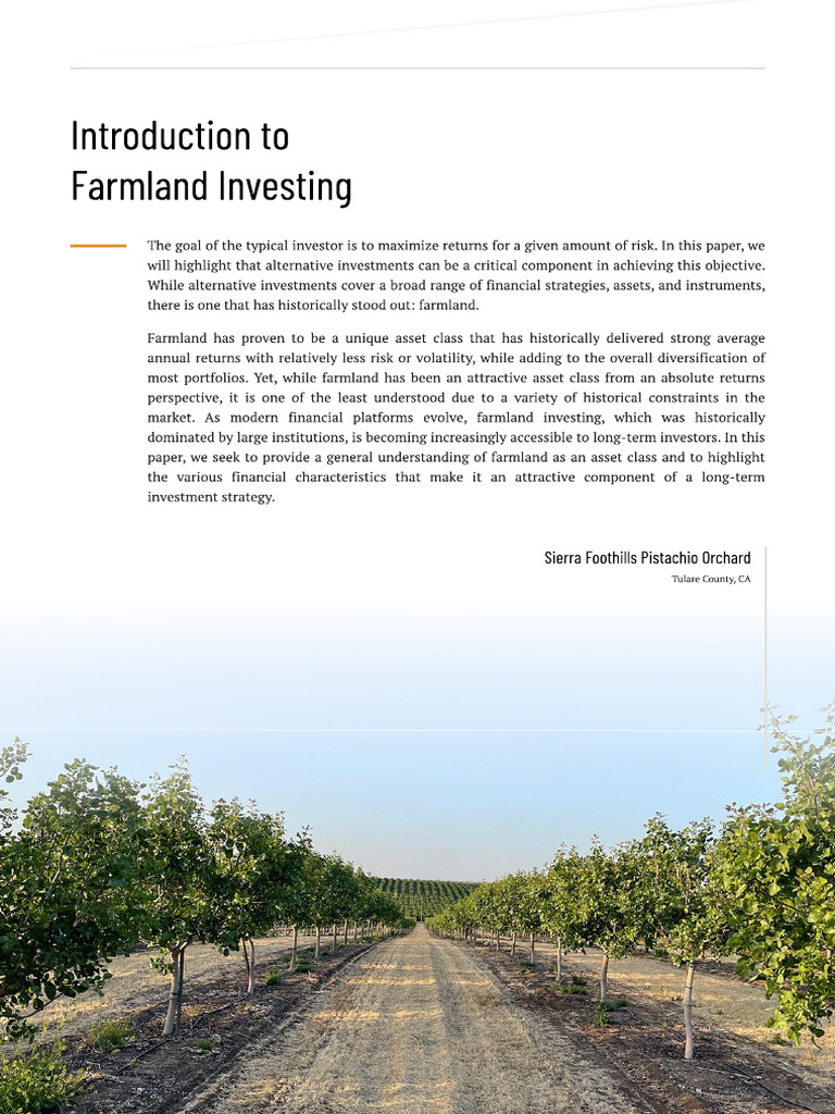 farmlandvents | PDF | Investing | Diversification (Finance)