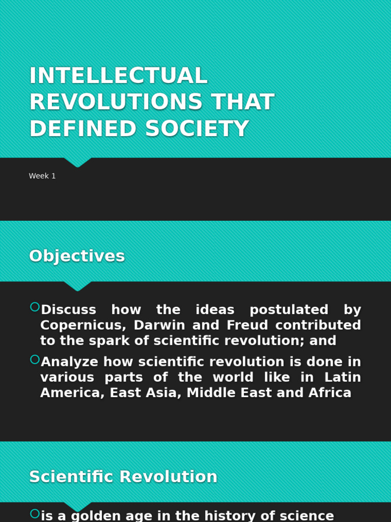 Intellectual Revolutions in Science | PDF | Science | Scientific Revolution