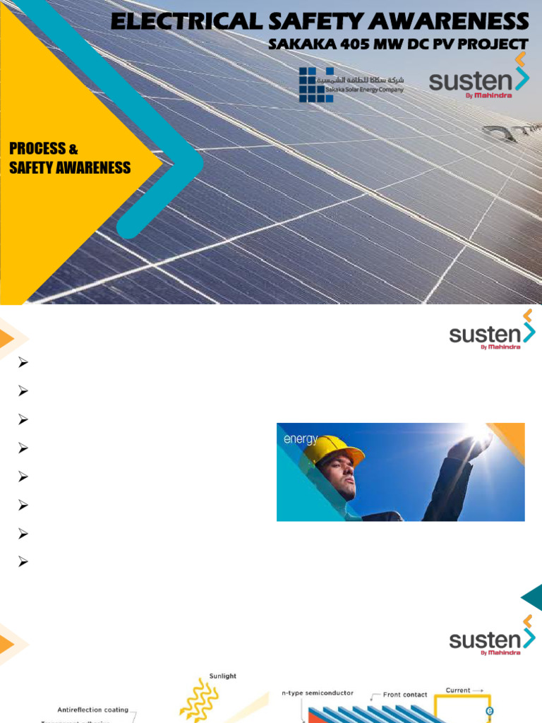 Electrical Safety Solar Project Pdf Power Inverter Solar Panel