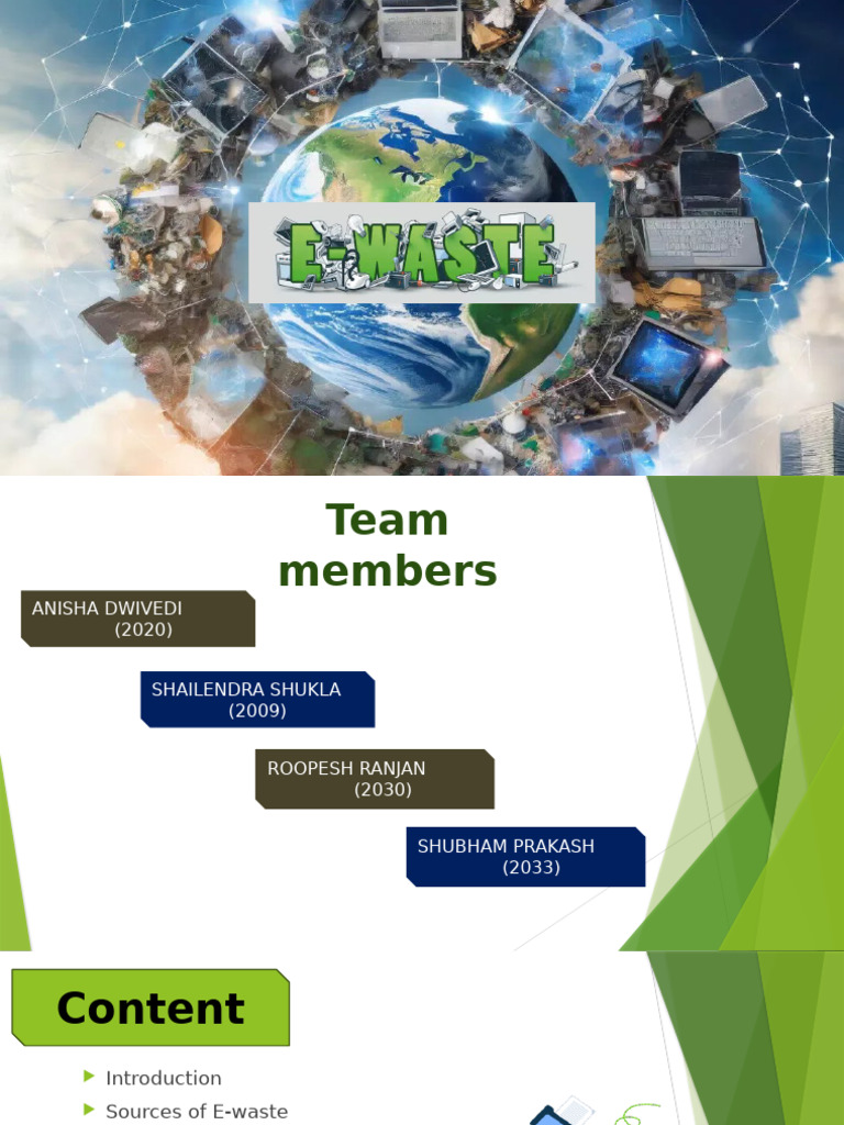 Final | PDF | Electronic Waste | Recycling