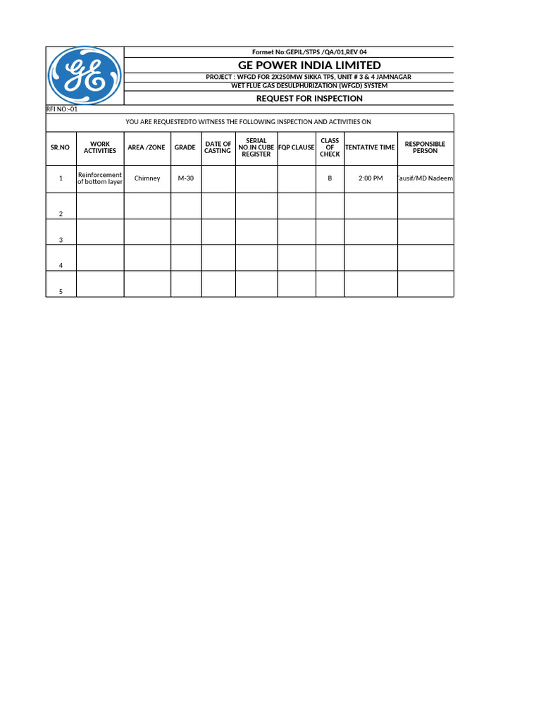 Inspection List-1 | PDF