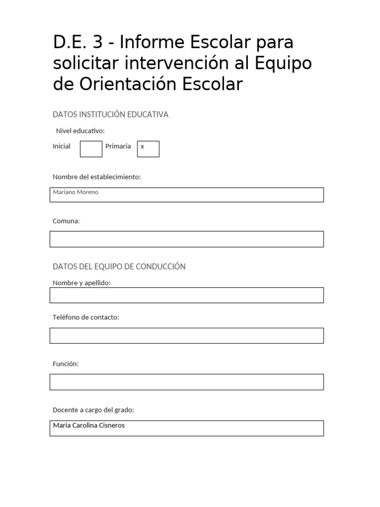 Informe EOE Logan 2024 | PDF | Escuelas | Documento de identidad