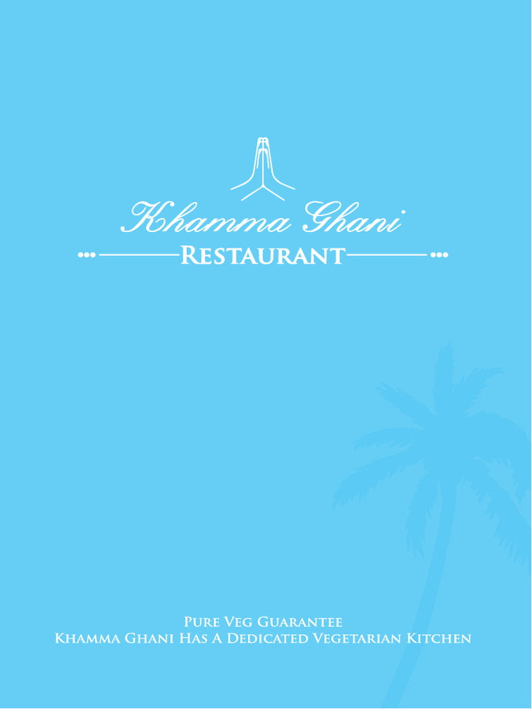 Khamma Ghani Menu Final 2023 | PDF