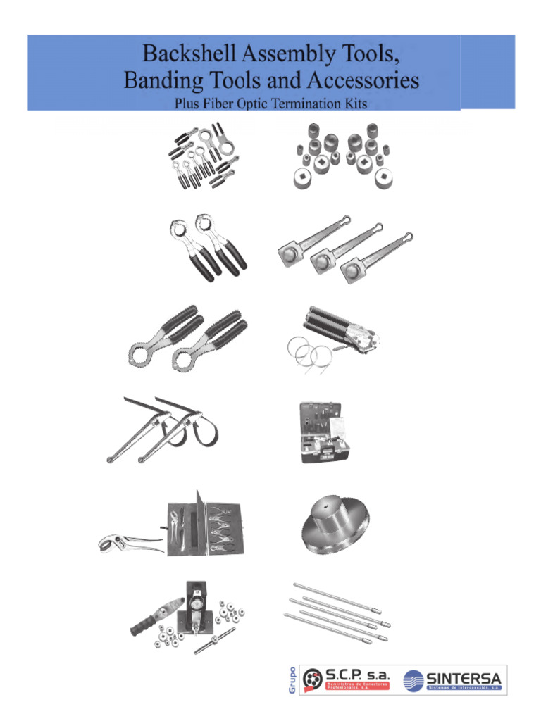 Glenair. Backshell Assembly Tools | PDF | Electrical Connector | Steel