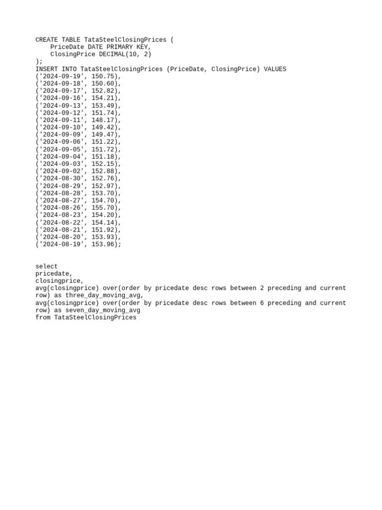 Moving Average Pdf Technology Engineering