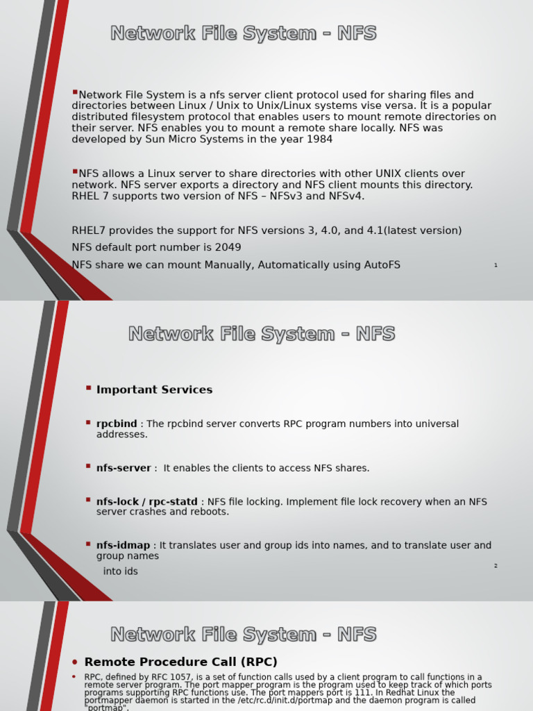 NFS Server Conf in Security Patch | PDF | Computer File | File System