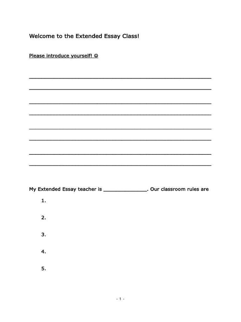 Extended Essay Writing Guide | PDF | Essays | Question