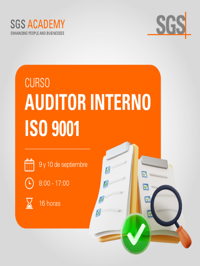 Auditor Interno ISO 9001 | PDF