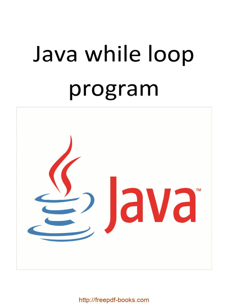 Java While Loop Program | PDF | Control Flow | Computer Science Java While Loop Program | PDF | Control Flow | Computer Science