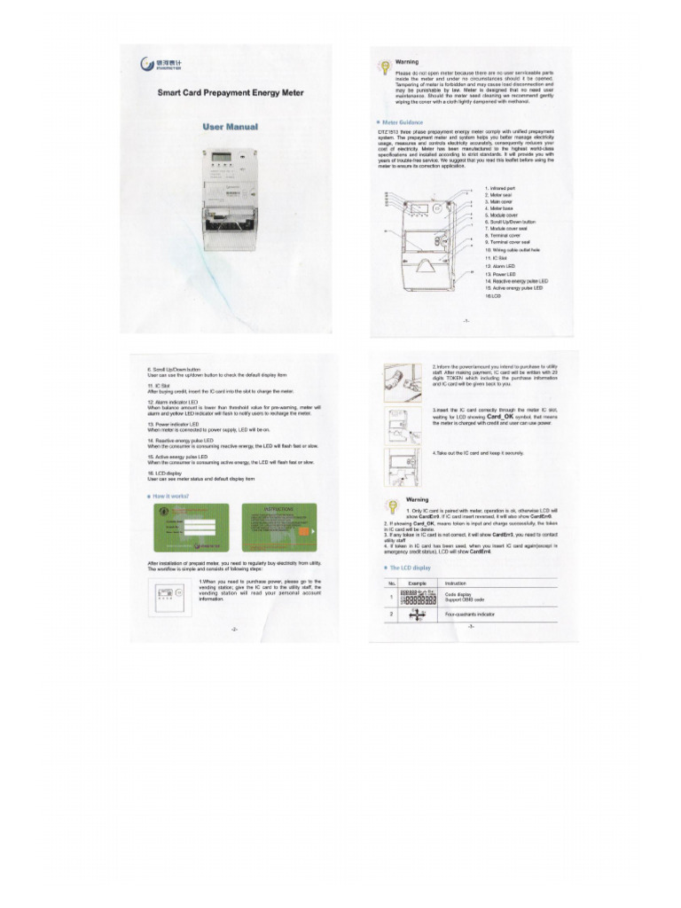 Inhemeter 3p Meter Manual | PDF