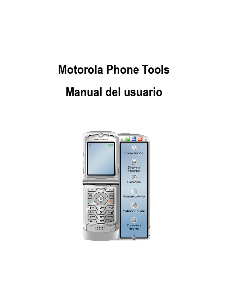 Motorola Phone Tools | PDF | Bluetooth | Ventana (informática)
