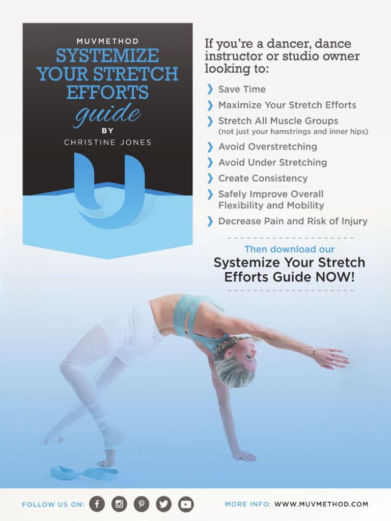 Downloadable_Stretch_Guide-4 | PDF | Flexibility (Anatomy) | Anatomical Terms Of Motion