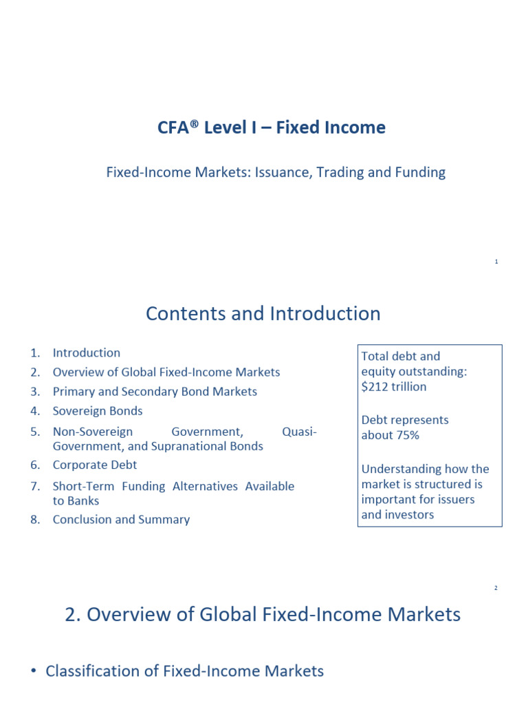 R52 Fixed Income Markets Issuance Trading and Funding | PDF | Repurchase Agreement | Bonds (Finance)