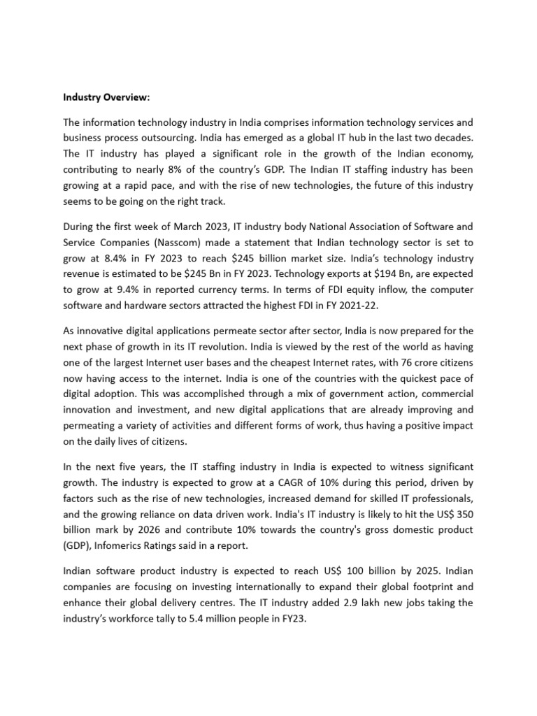 Hcl Technologies Docx Pdf Business Economies