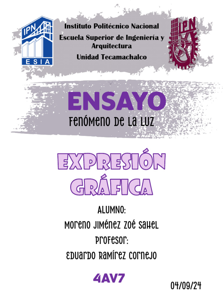 MorenoJZS Fen-Meno de La Luz | PDF | Ligero | Color