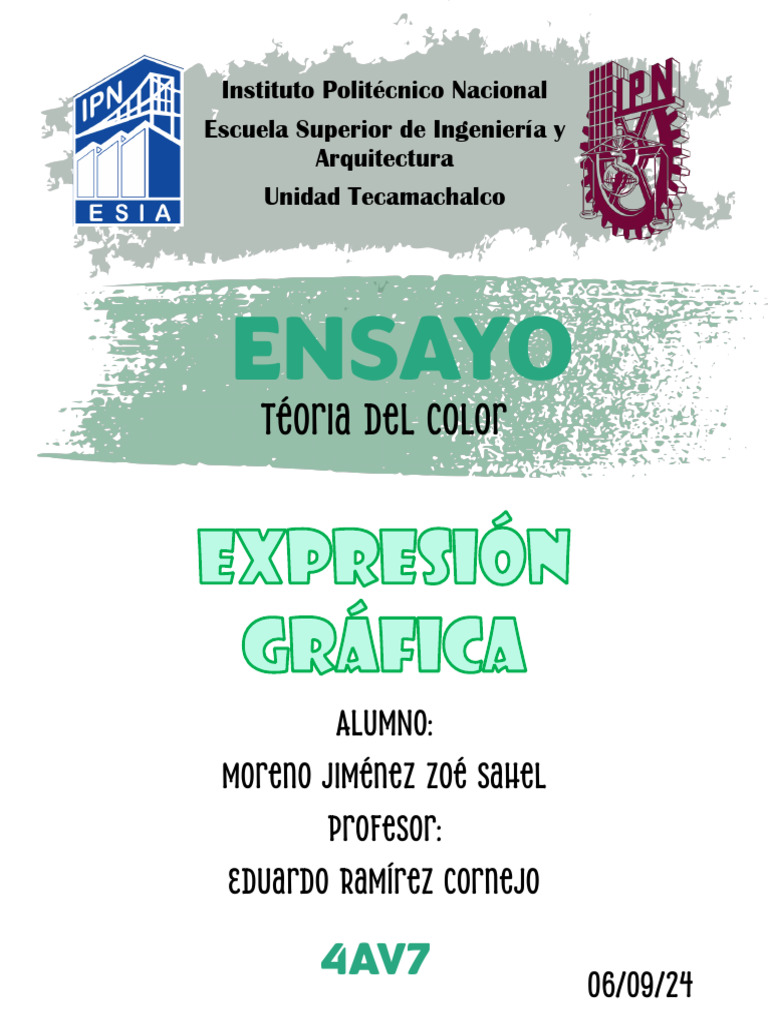 MorenoJZS Teor-A Del Color | PDF | Color | Ligero