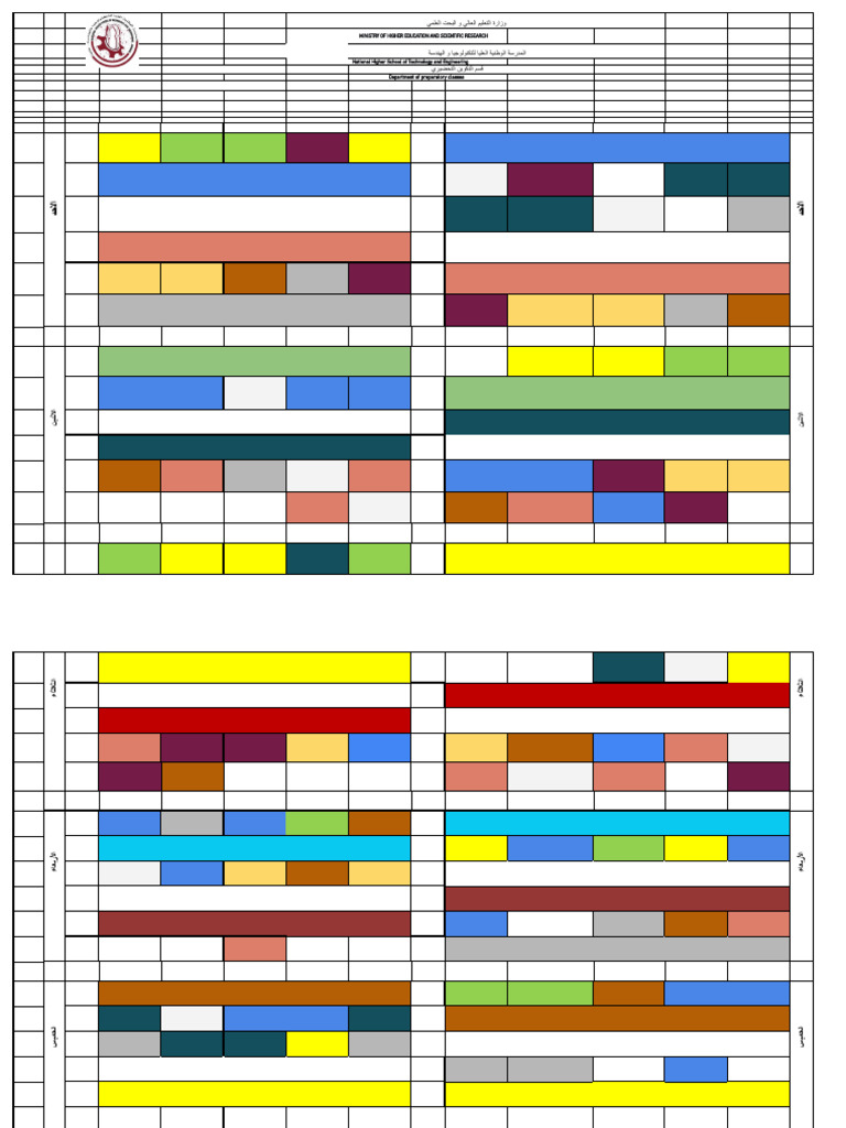 Timetable 2Y S3 22 09 2024 | PDF | Science | Physical Sciences