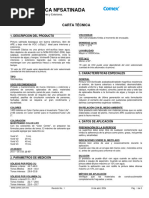 Ficha Técnica de VINIMEX TOTAL COMEX | PDF | Pintar | Agua