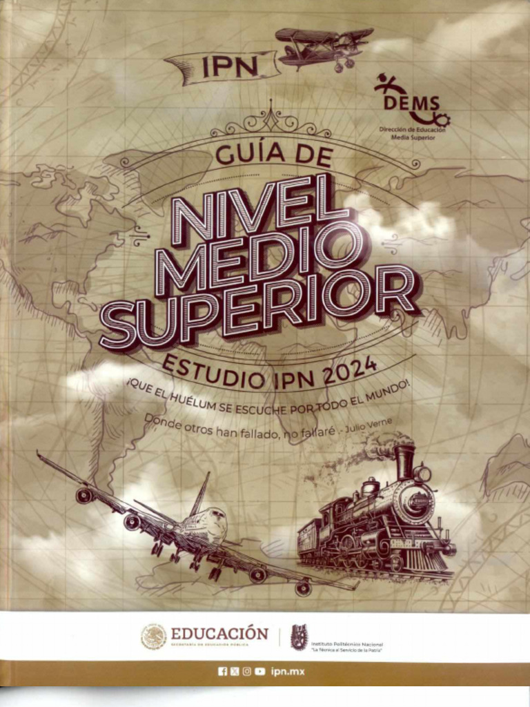 Guia de Nivel Medio Superior Estudio Ipn 2024 | PDF