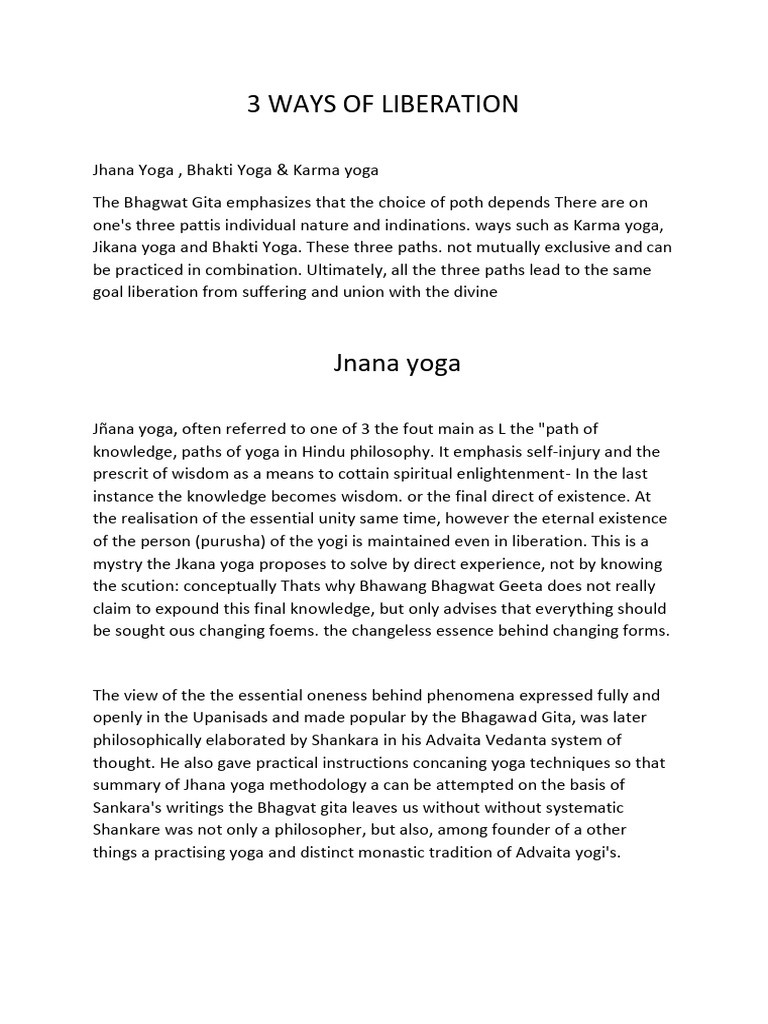 Bhakti Yoga | PDF | Bhakti | Bhagavad Gita