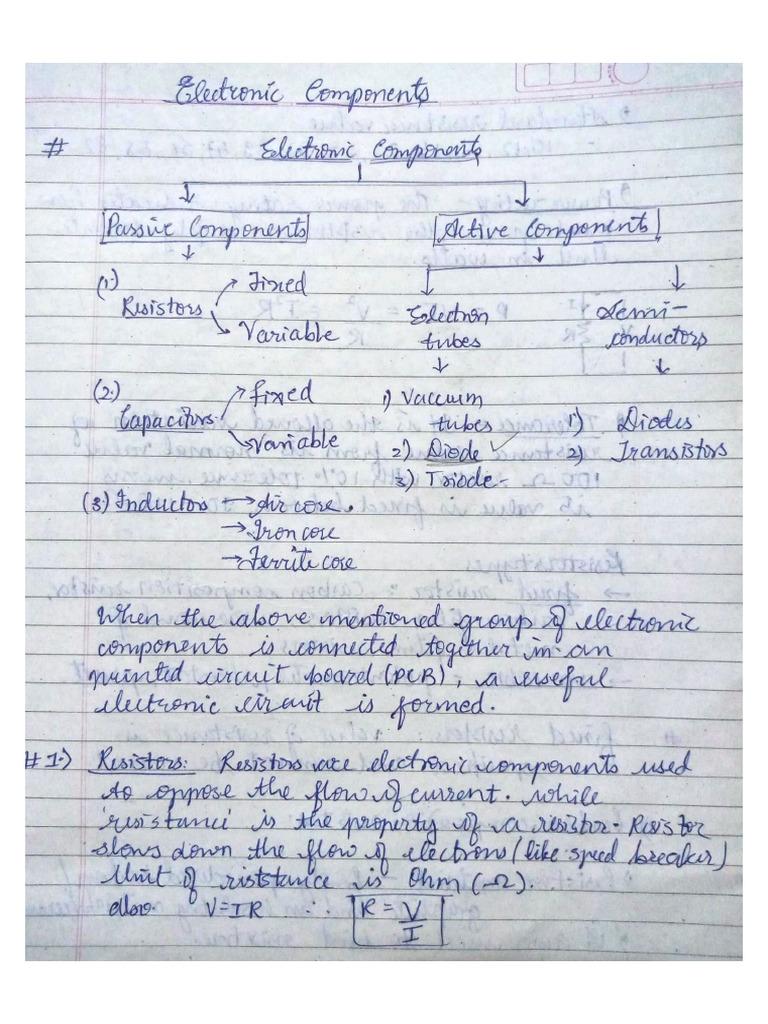 CS-2 Electronic Components Overview | PDF | Technology & Engineering