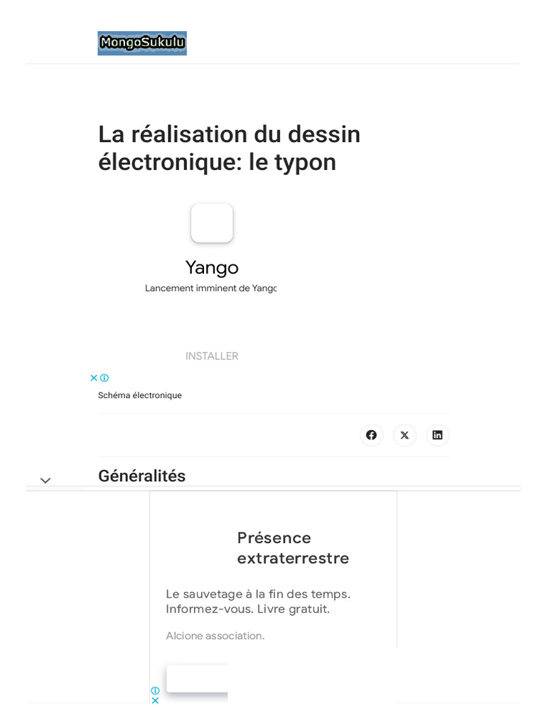 Réalisation du Typon Électronique | PDF
