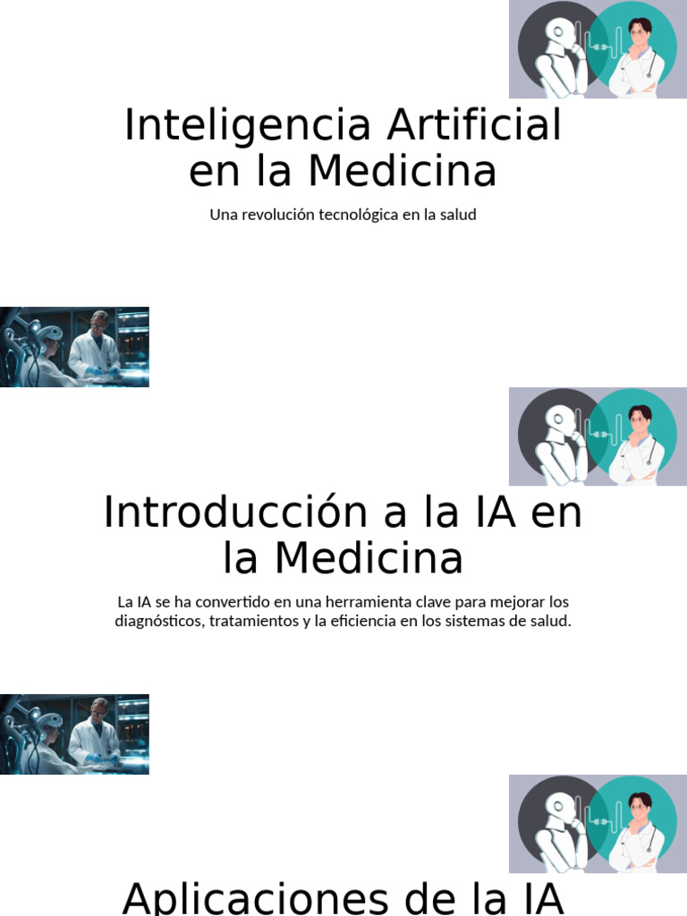 IA en Medicina: Diagnóstico y Futuro | PDF