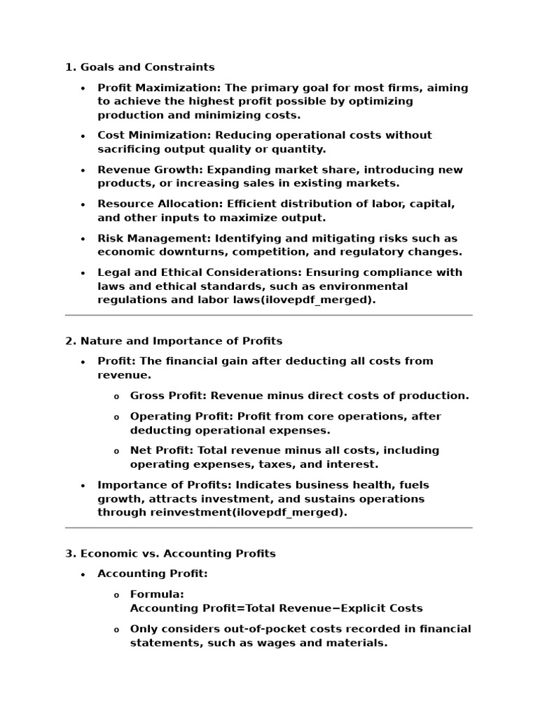 Economics of Effective Management | PDF | Demand | Present Value