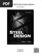 Answers To Problems in Steel Design, 6th Edition - William Segui | PDF ...