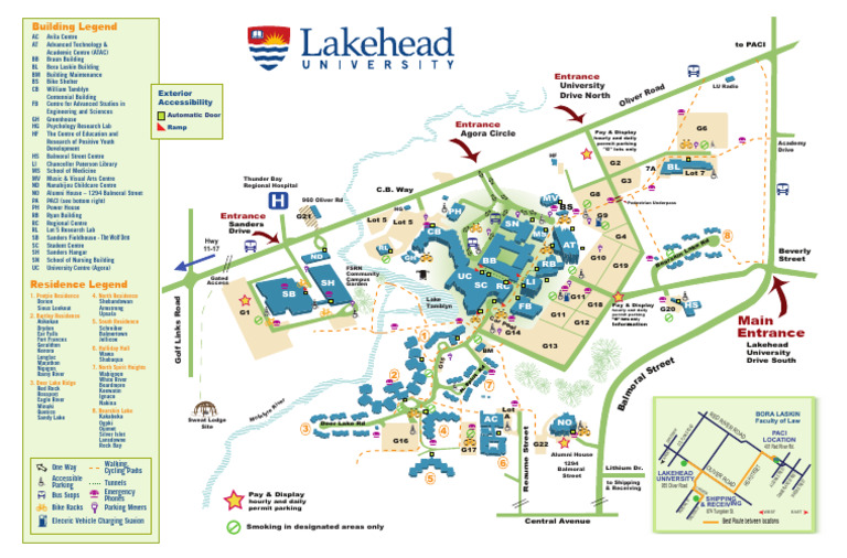 LU Campus Map 2023 | PDF | Transport