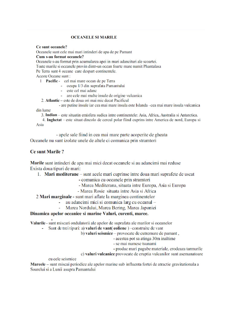 Oceanul PLANETAR | PDF