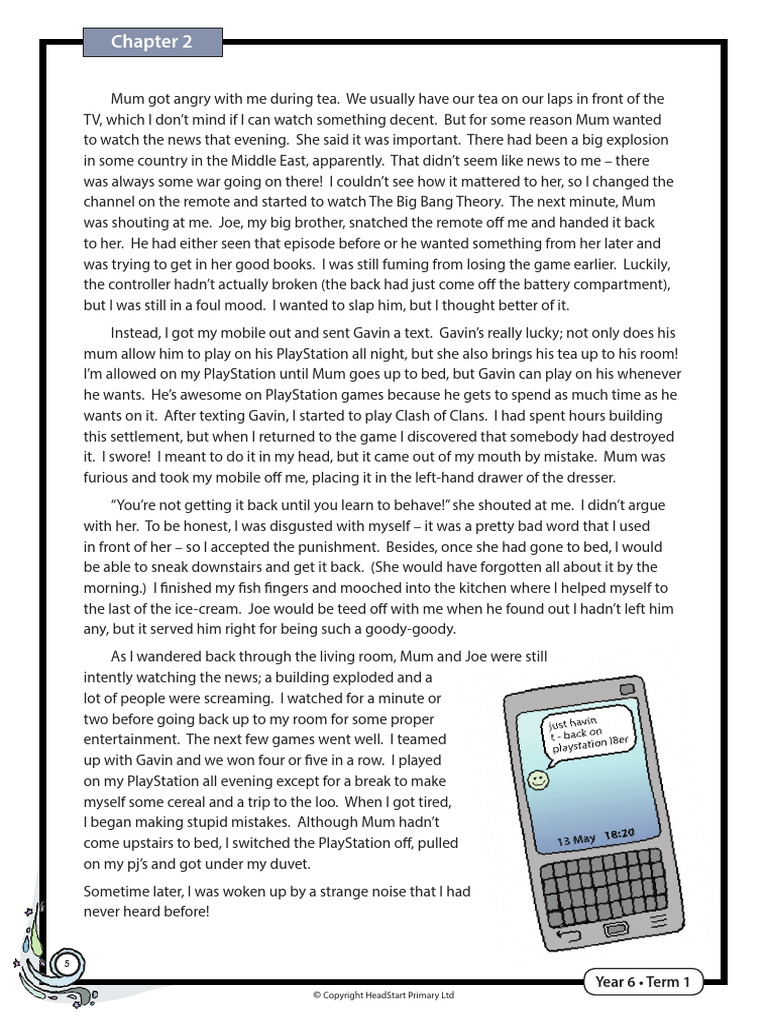 Y6 Grammar and Punctuation - Part One - Chapter 2 | PDF | English ...
