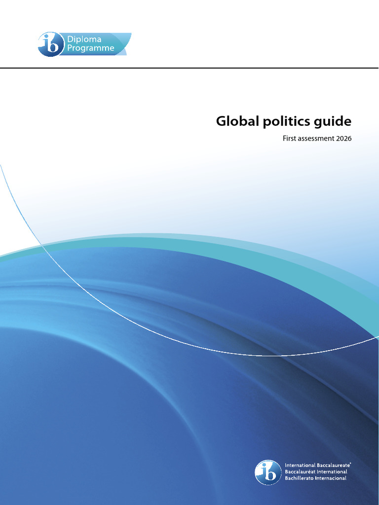 Global Politics Guide for IB Diploma 2026 | PDF | Knowledge | Learning