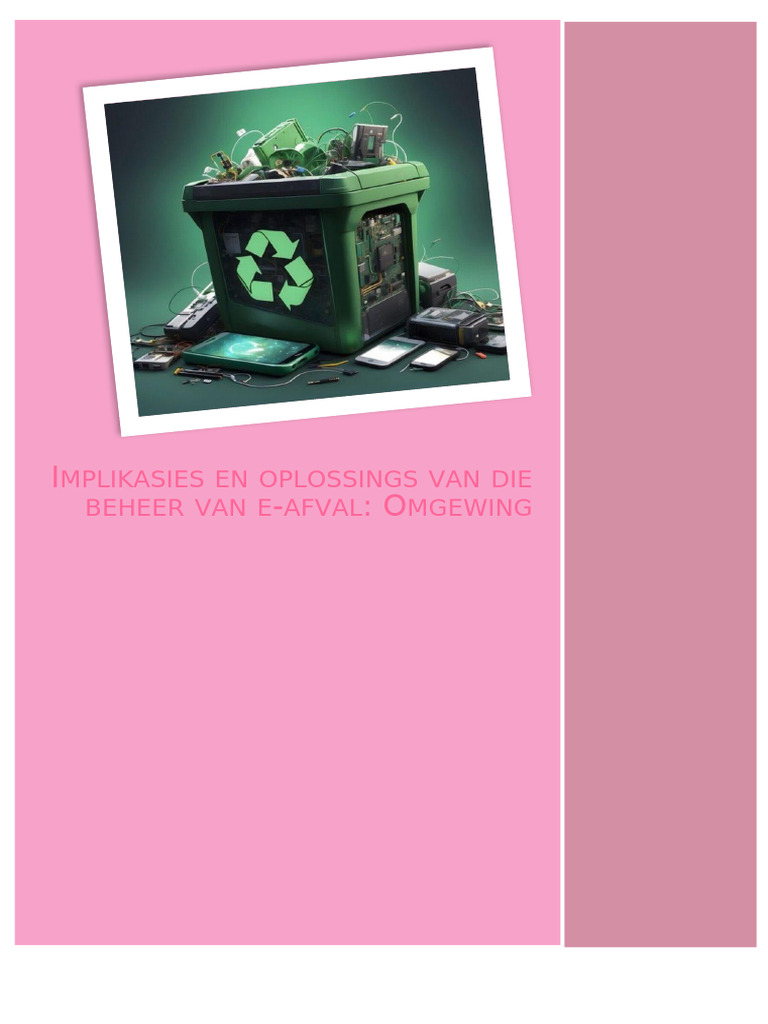 Beplanning en Opsommingsdokument | PDF