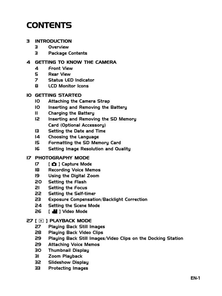 Cu 6530 en | PDF | Camera | Exposure (Photography)
