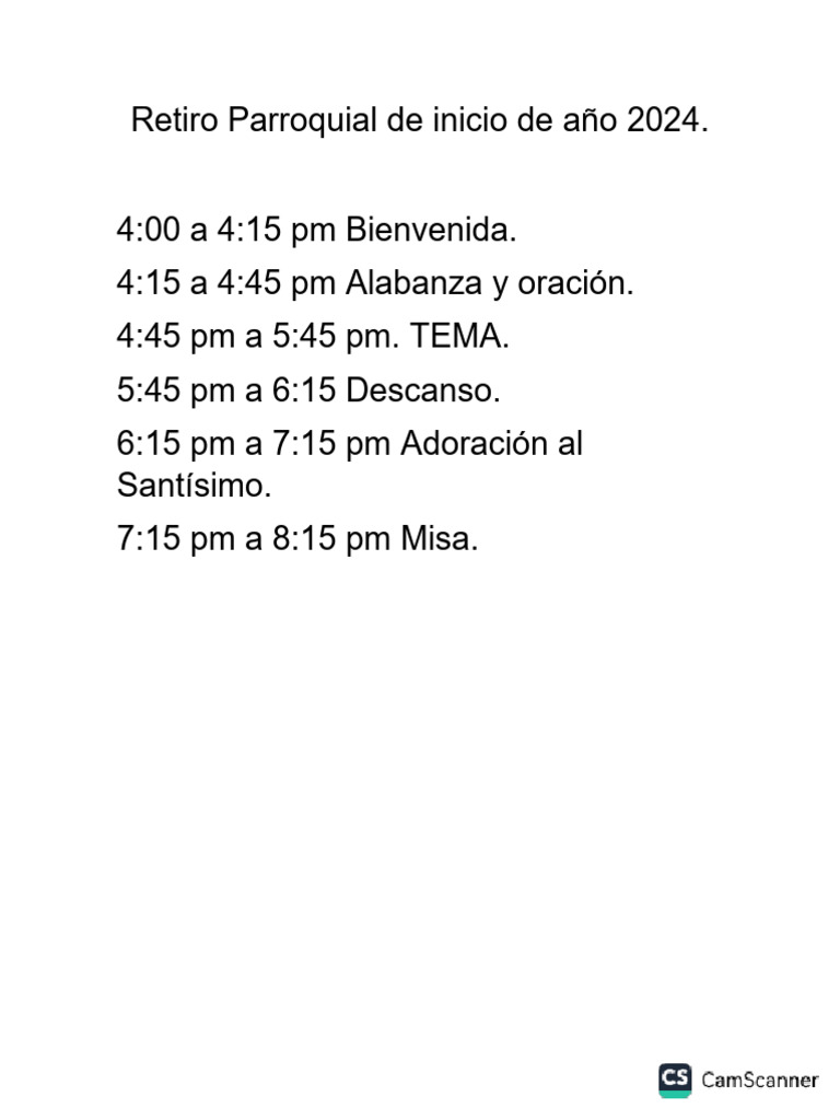 programa de retiro(1) | PDF