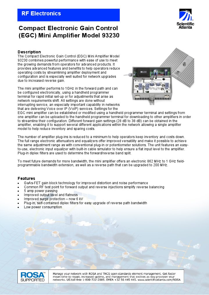 A93230 en | PDF | Equalization (Audio) | Amplifier