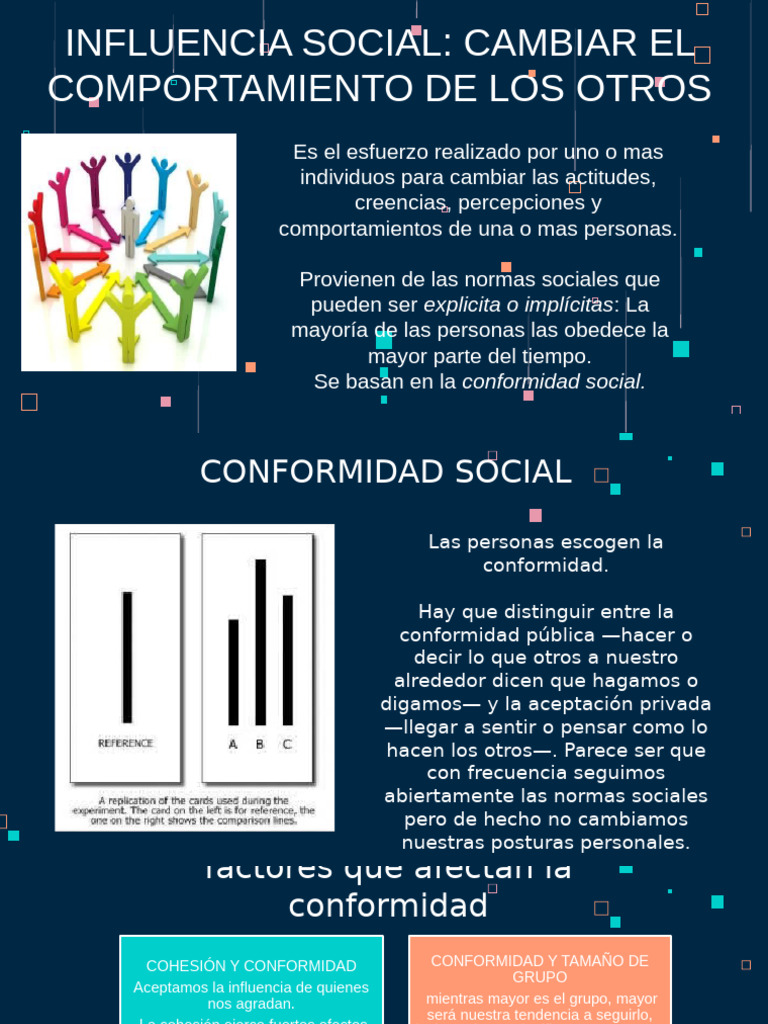 Influencia Social | PDF | Conformidad | Comportamiento