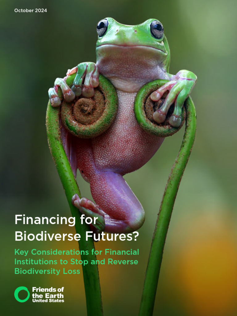 Biodiversity Plan Report - FOE US | PDF | Biodiversity | Ecosystem